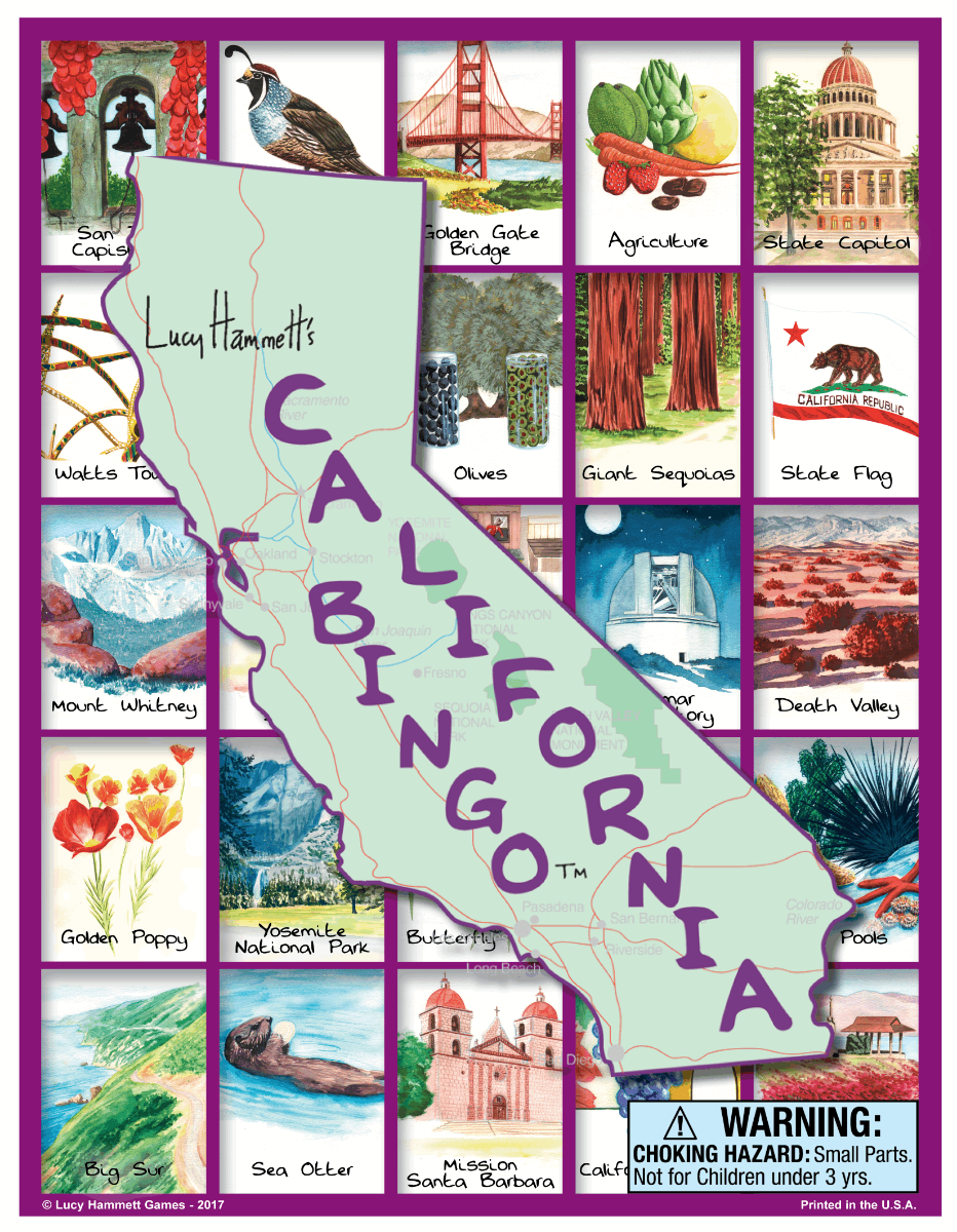California Bingo – Lucy Hammett Games