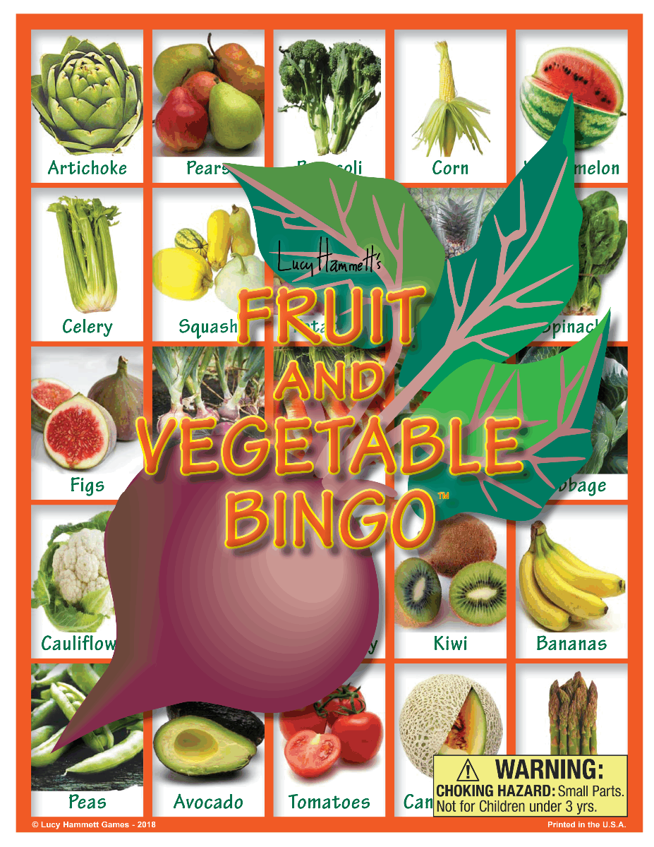 Fruit & Vegetable Bingo – Lucy Hammett Games
